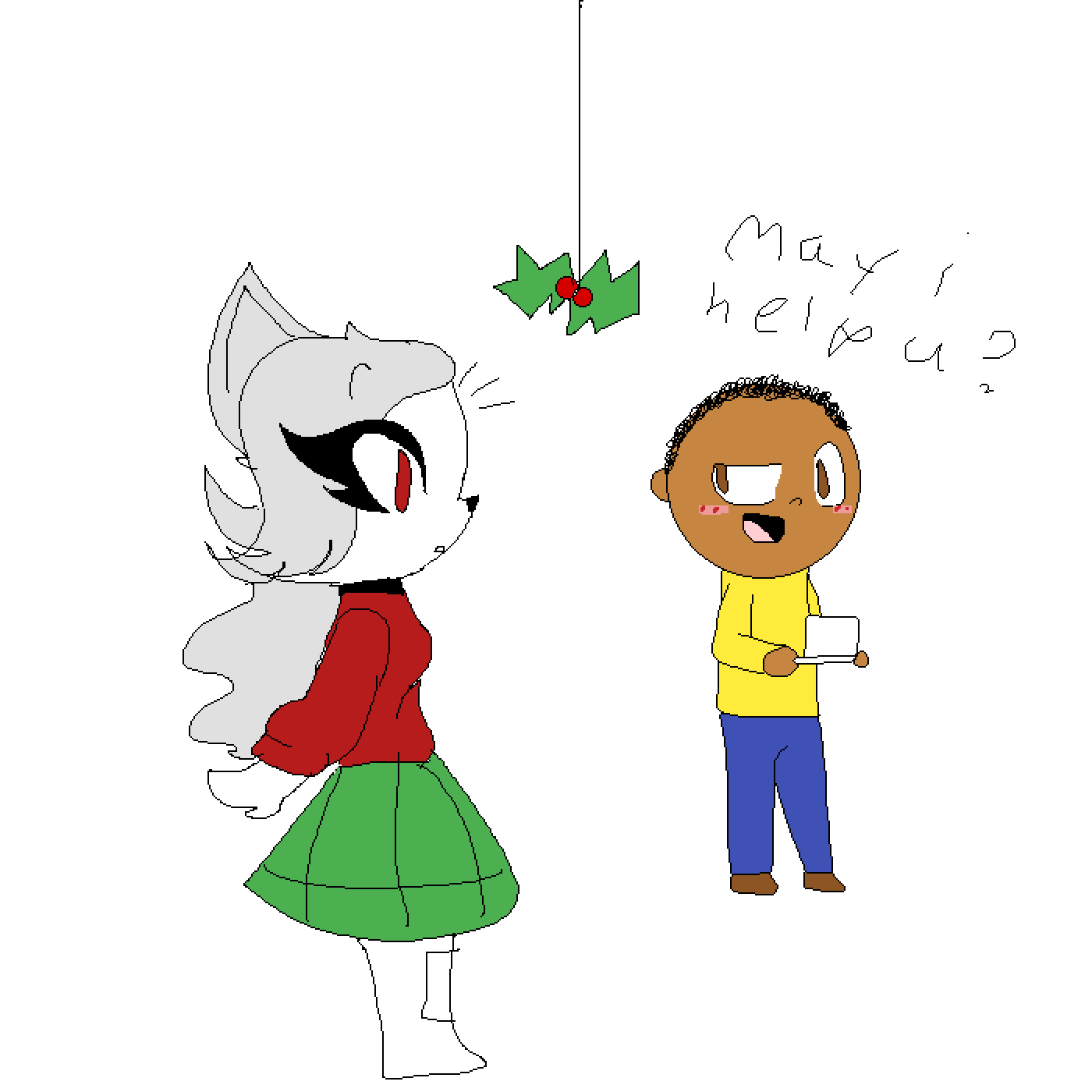 Edición Mistletoe - Herramienta gratuita de dibujo en línea de pixel ...