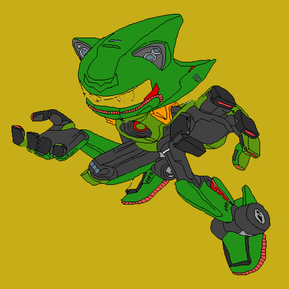 Pixilart - metal chief by Diamondpearl