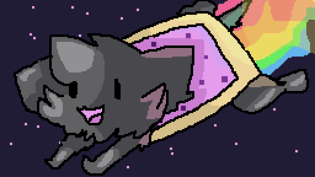 Pixilart - Nyan Cat by CasualCK