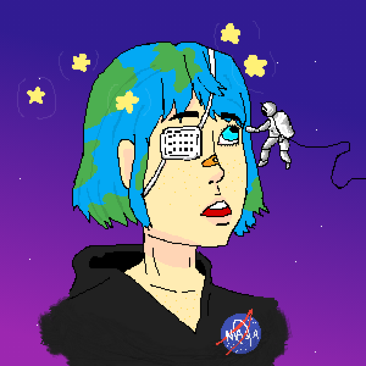 Pixilart - earth chan by Timolotl
