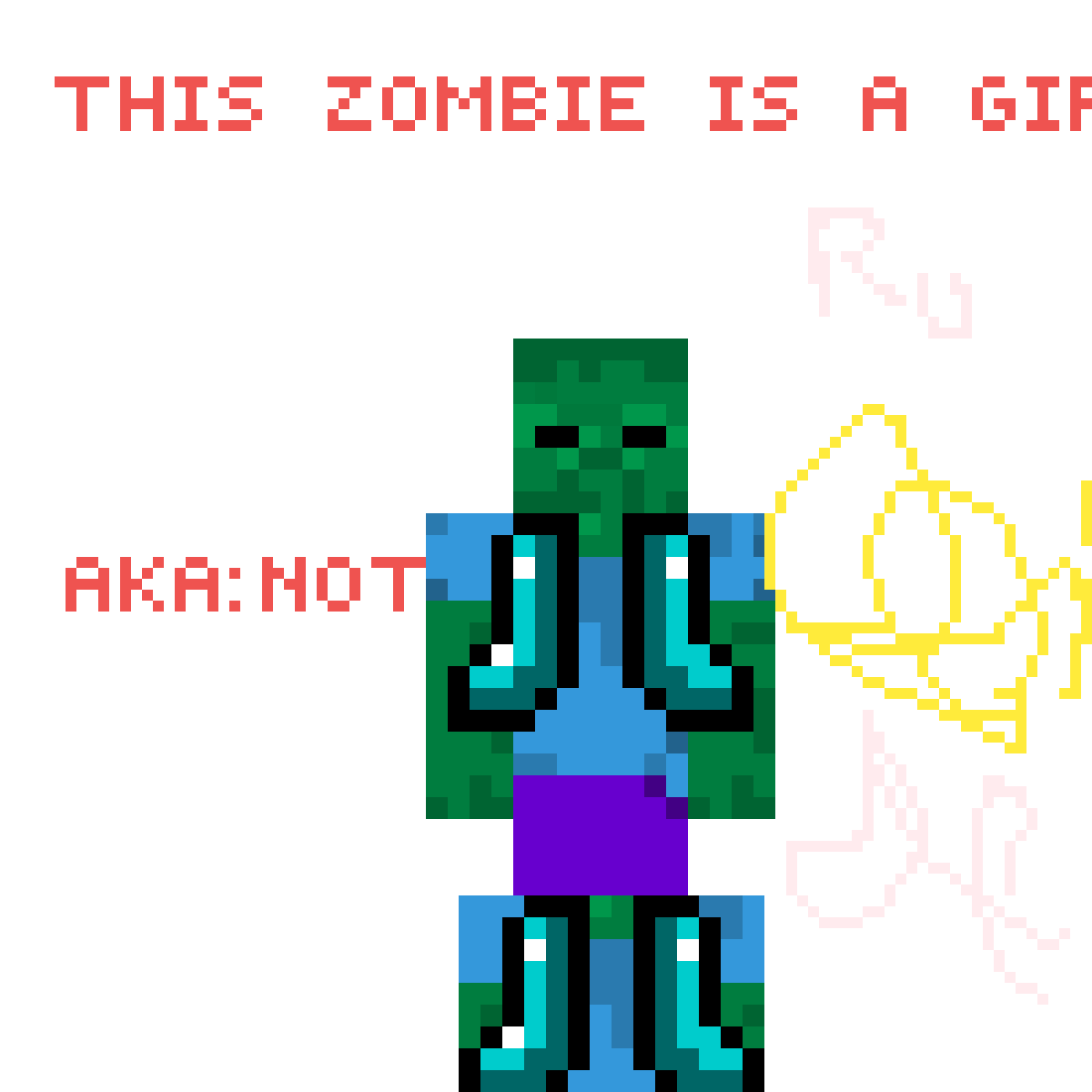 Pixilart - Dirty Zombie by noobs2