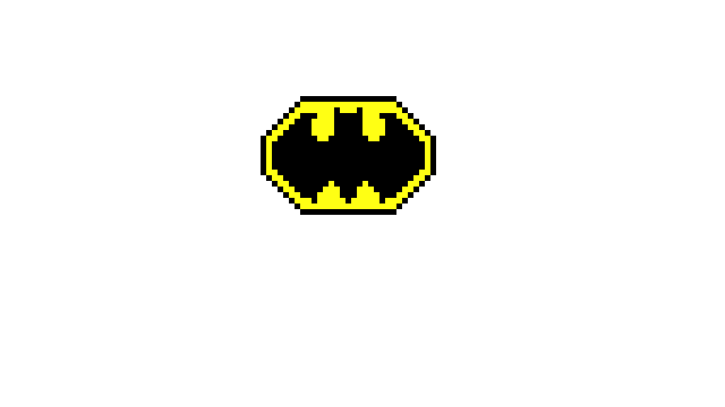 Pixilart - Batman Logo by night76wing