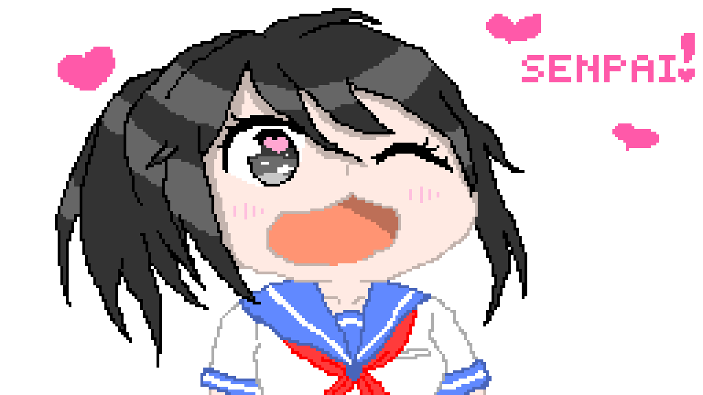 Pixilart - SENPAI! by Olesia