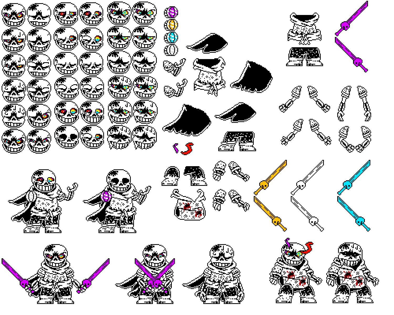 Pixilart - dusttrust sans by pxil-art-FOX