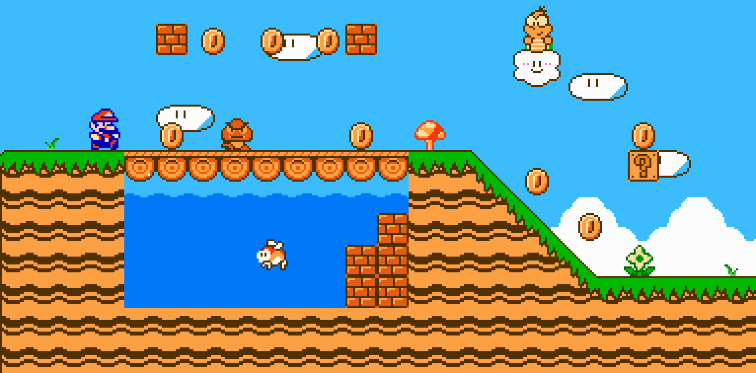 Pixilart - Super Mario Nes Custom by Pipepe