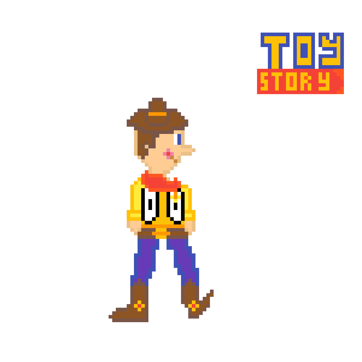 Editing Woody -Toy Story- - Free online pixel art drawing tool - Pixilart