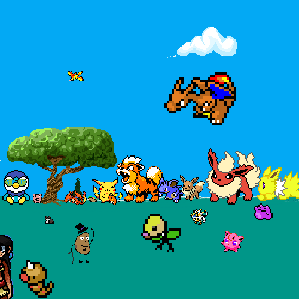 Editing Pokemon world - Free online pixel art drawing tool - Pixilart