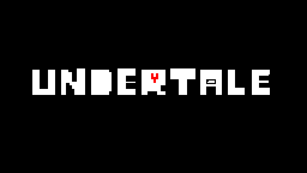 Pixilart - Undertale logo by Jinxthewolf