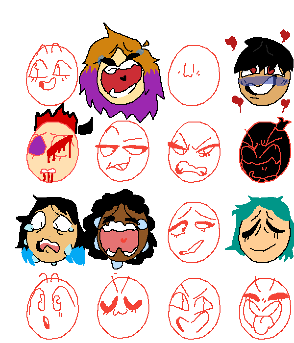 Editing qwq - Free online pixel art drawing tool - Pixilart