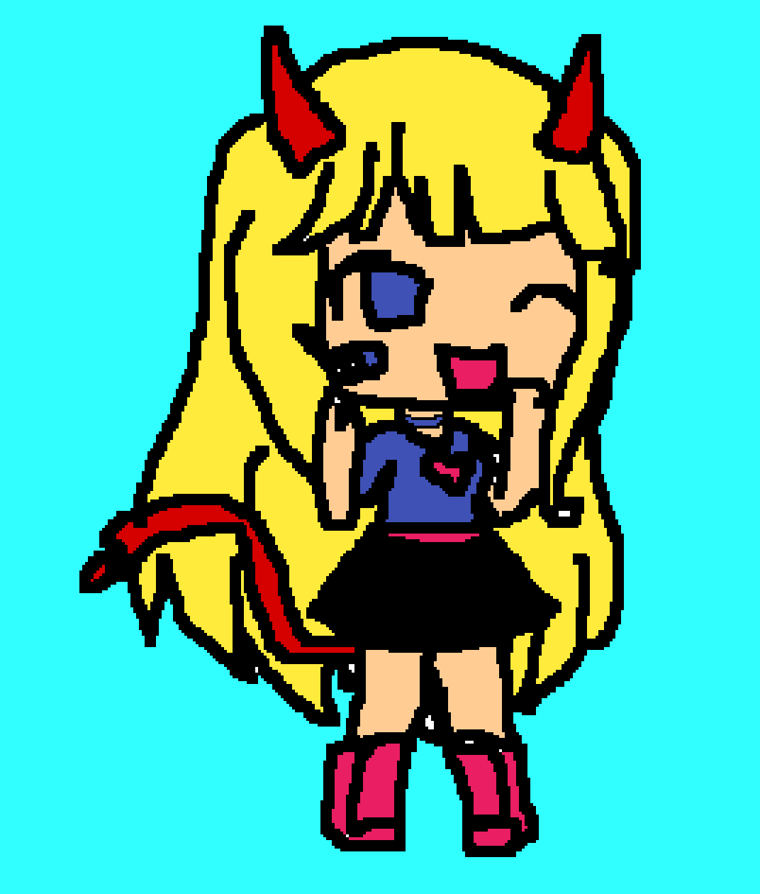 Pixilart - Gatch life OC by Mindee24