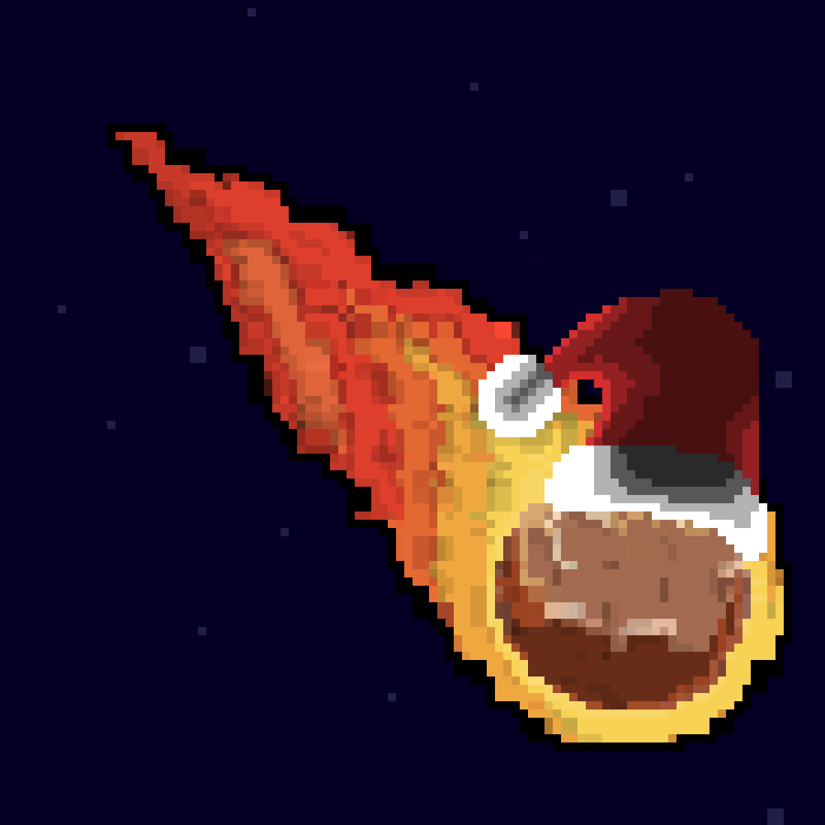 Pixilart - Comet pfp festive by CometPM