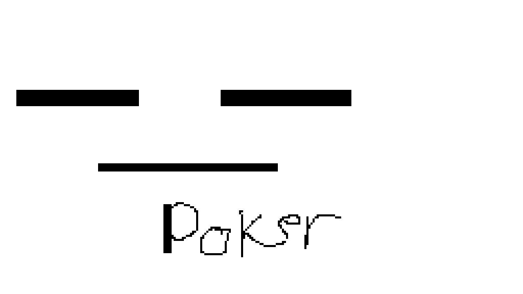 Pixilart - poker face by DreamSans123