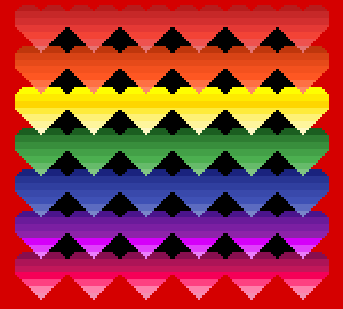 Editing rainbow - Free online pixel art drawing tool - Pixilart