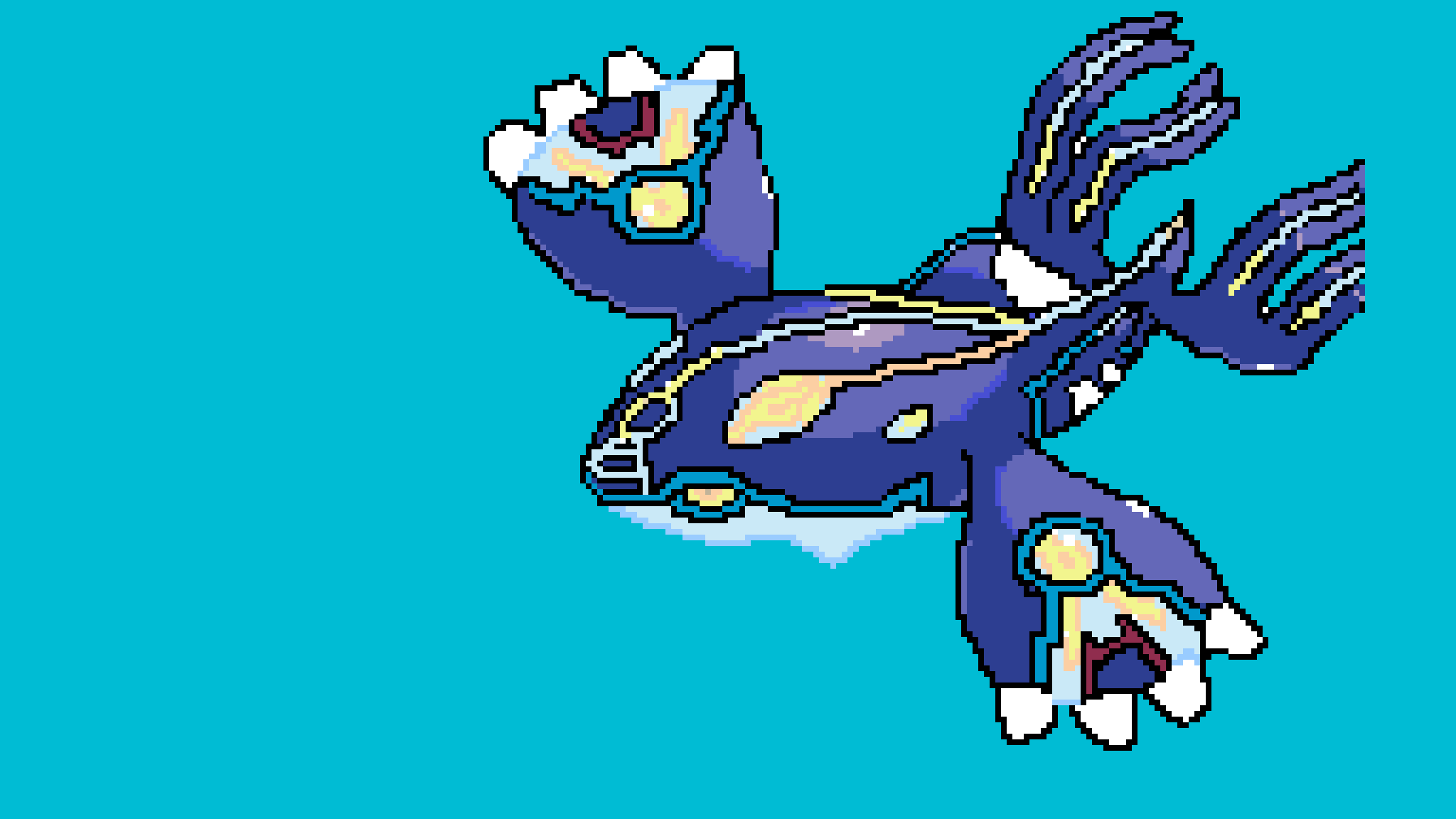 Pixilart - primal kyogre by AstinLovesToDra