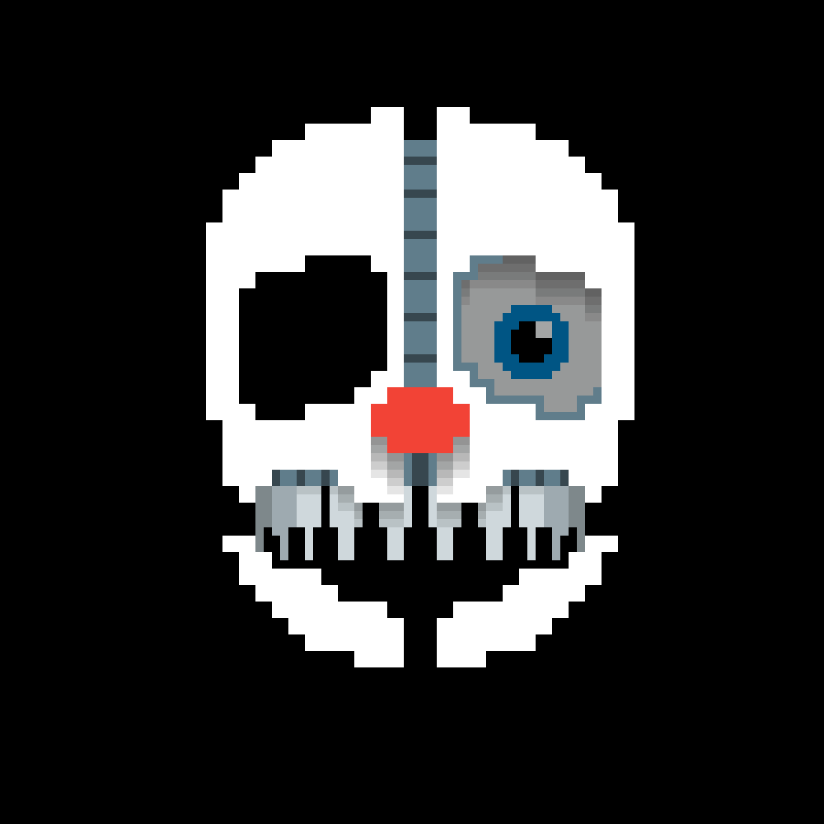 Flashing Scary Face Gif