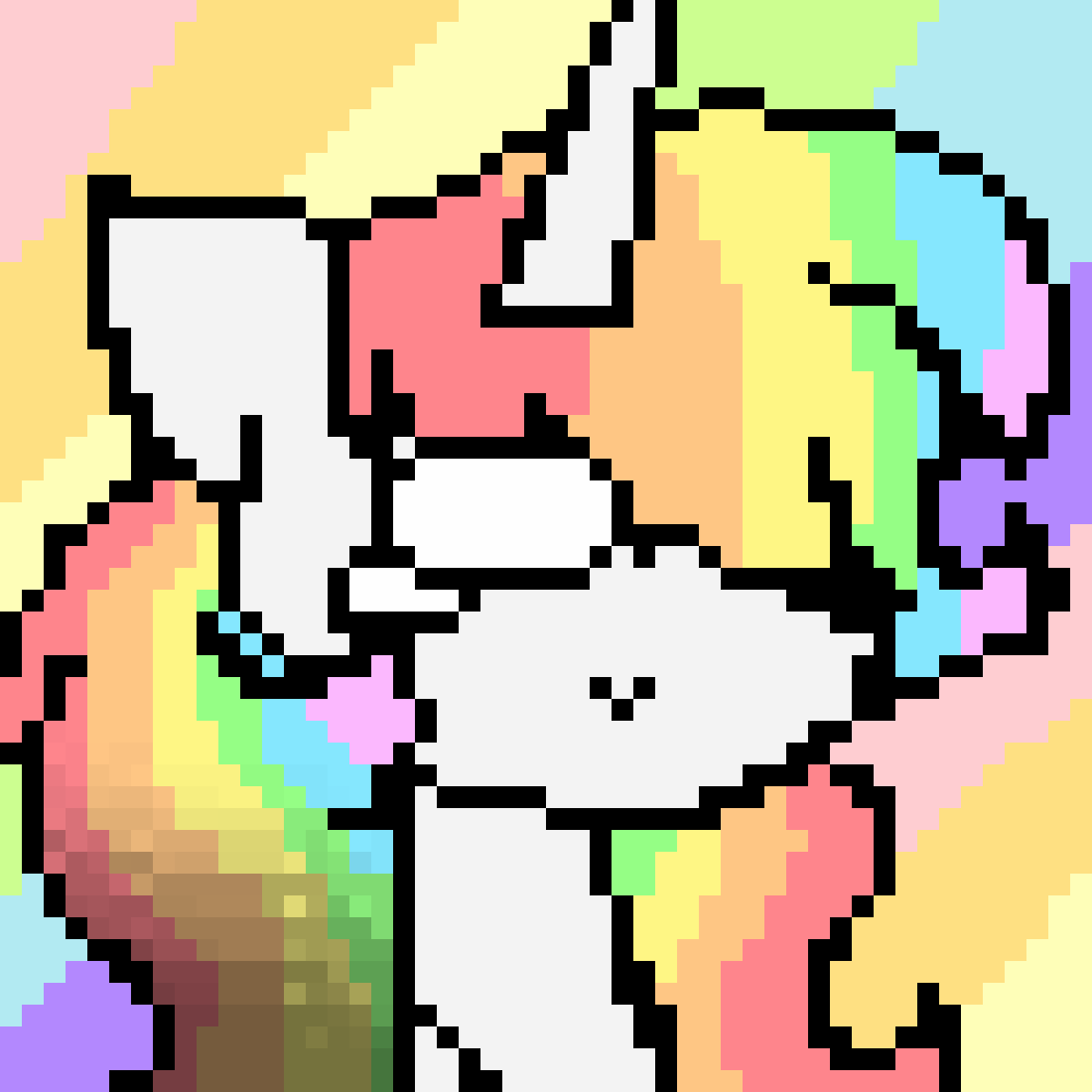 Pixilart - sad pastel horse by LalaStars