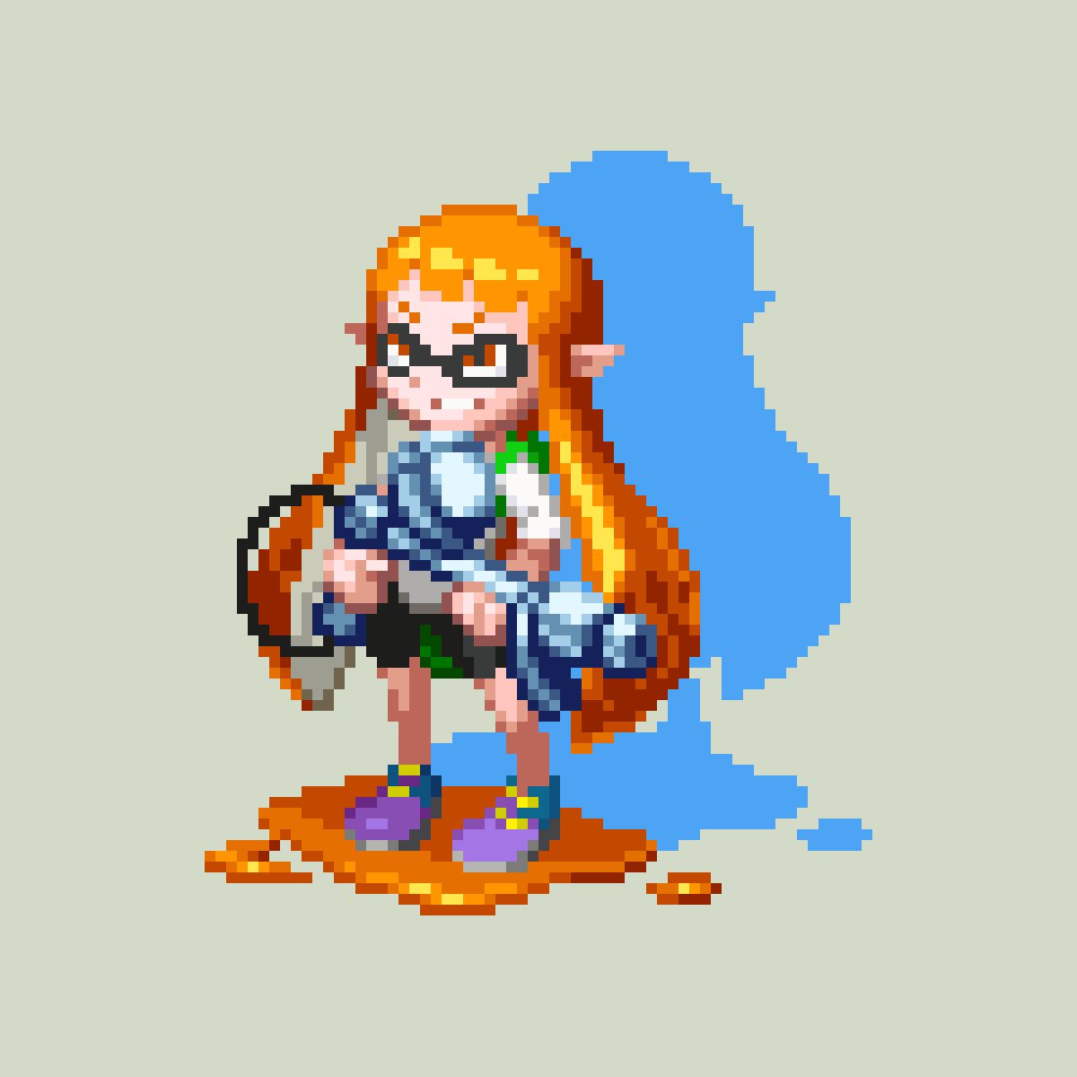 Pixilart - Inkling Girl by ZWatcher