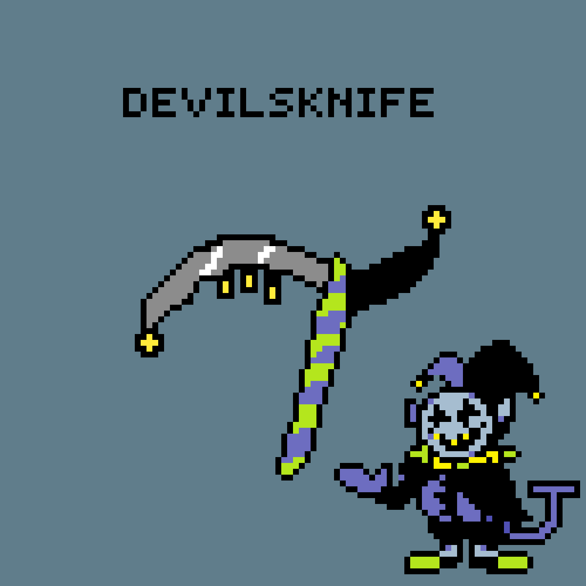 Pixilart - Devilsknife by Skepticle