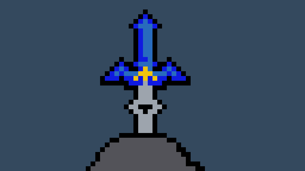 Pixilart - Master Sword by Lukas9