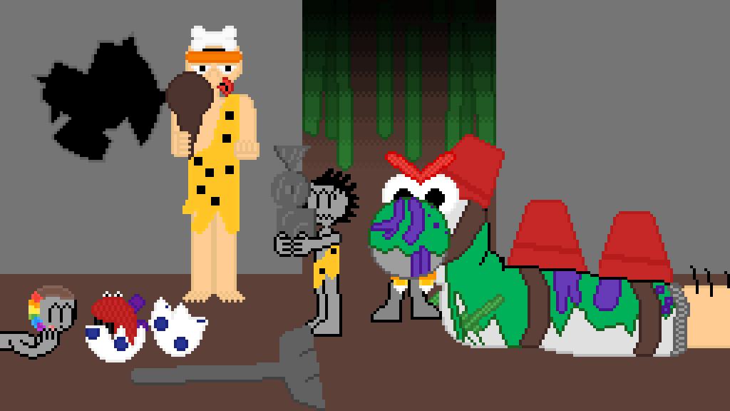 Pixilart - baldi's basics ep.16[stone age] by j4mie