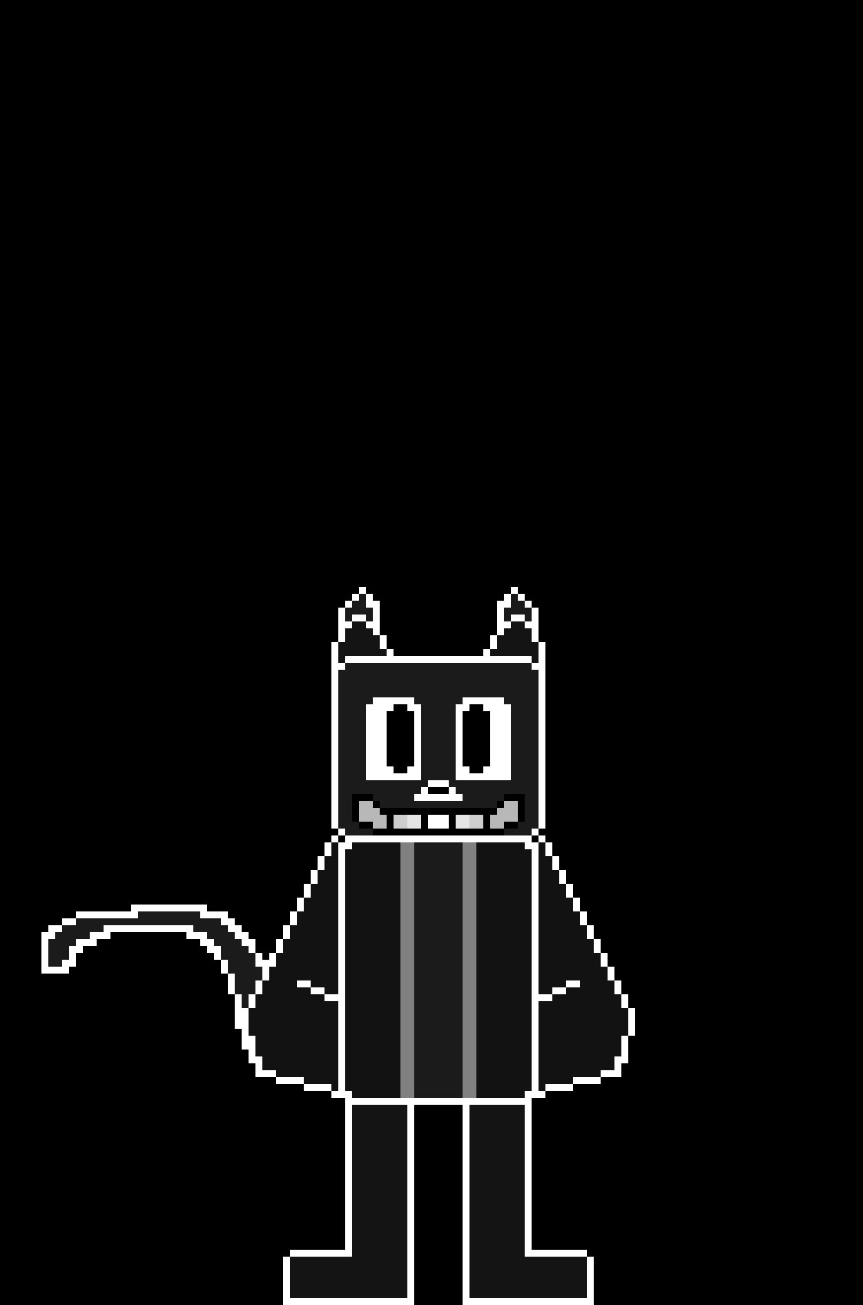 Pixilart - Cartoon Cat Sans by Titular