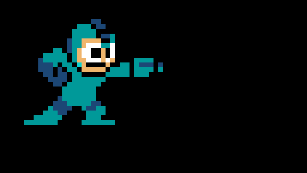 Pixilart - Mega Man Shooting by pixelsdraw