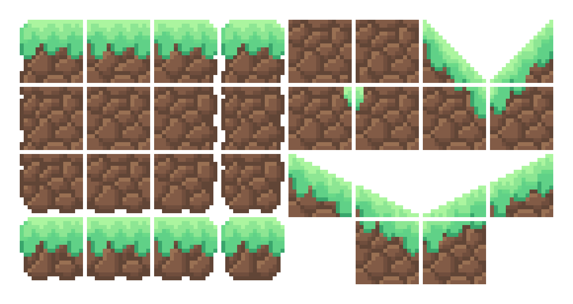 Pixilart - Grass Tileset by Afterimage
