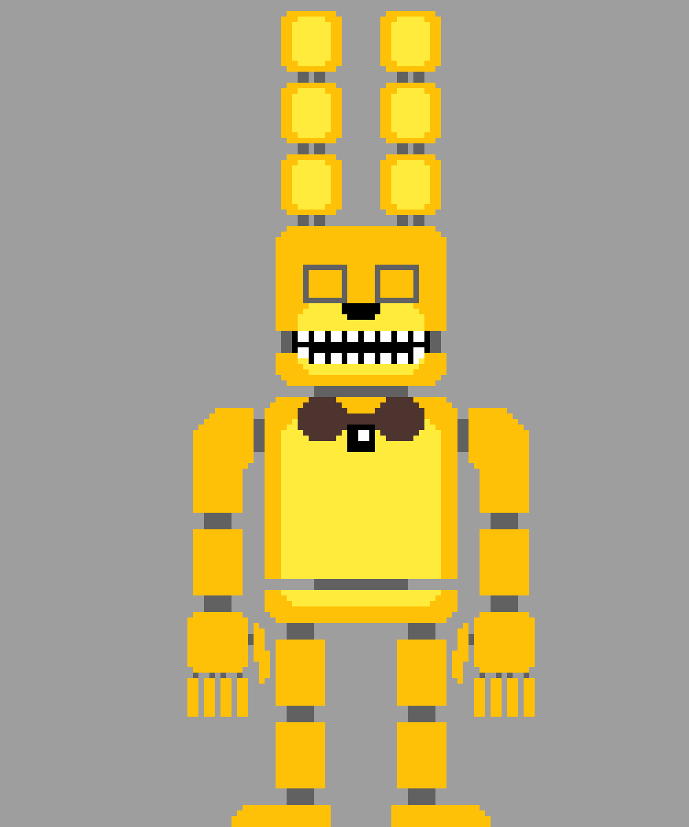 Pixilart - another springbonnie sprite by Veccour
