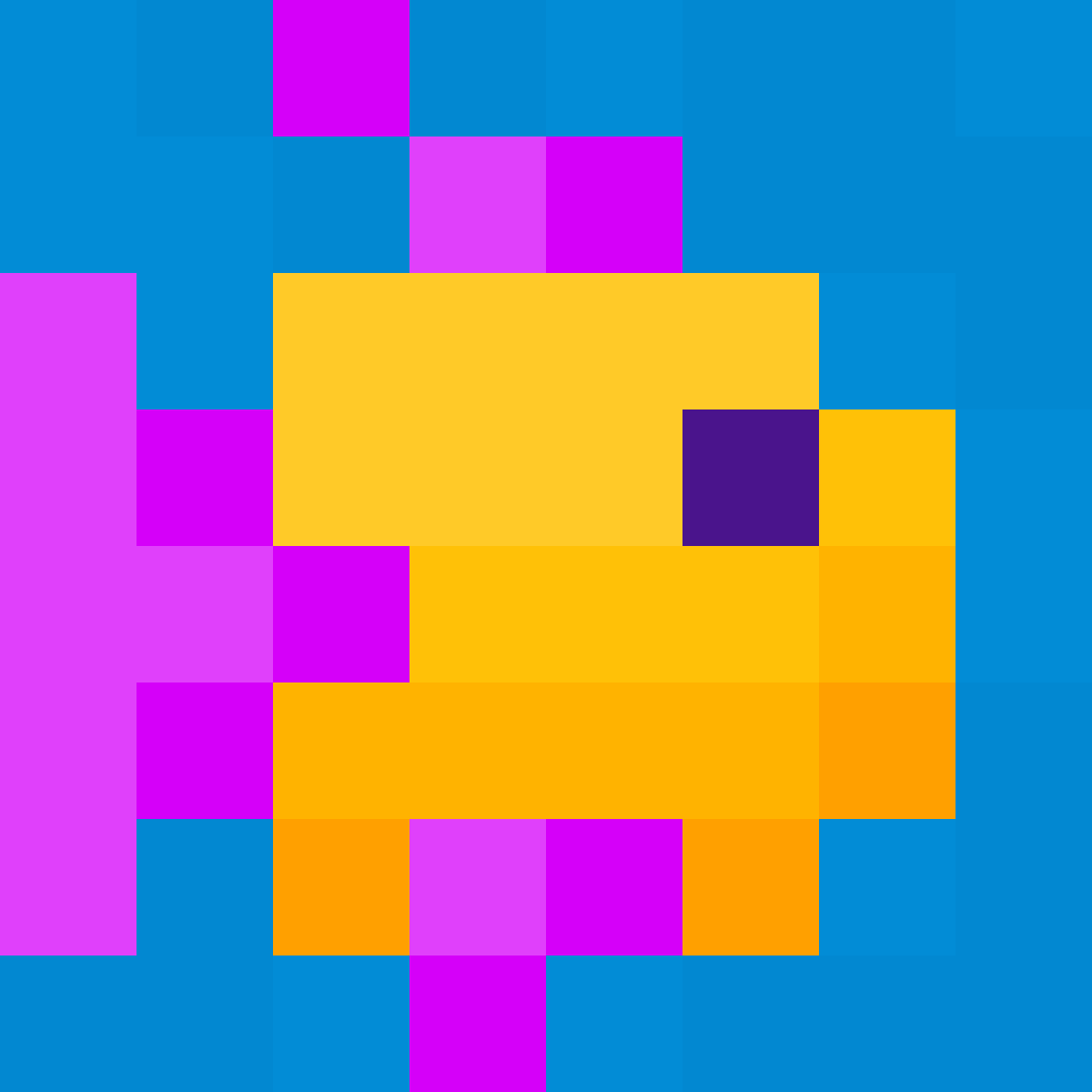 Pixilart - 8x8 fish by Ickemms