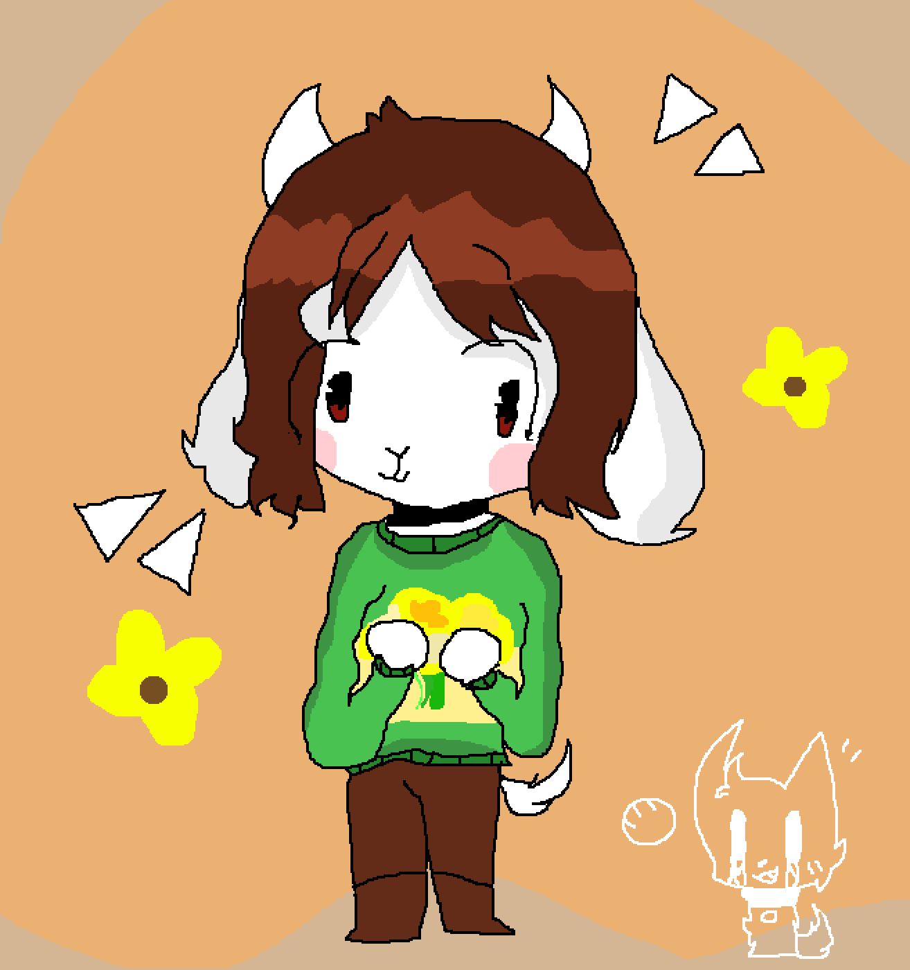 Pixilart - OverTale Chara by SleepyPeep