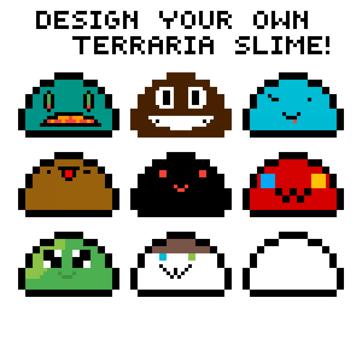 Editing add a slime - Free online pixel art drawing tool - Pixilart