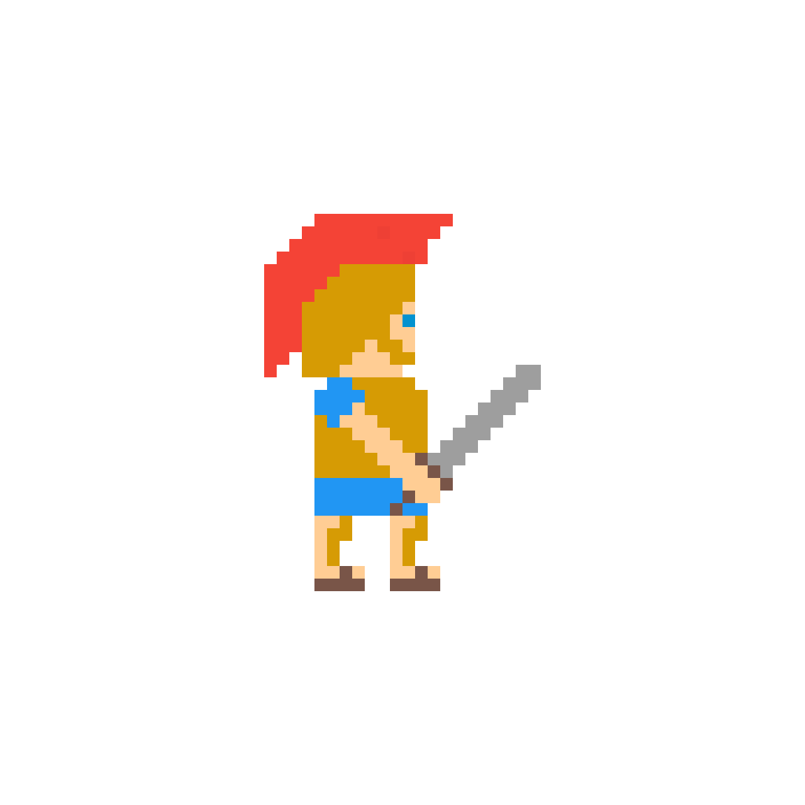 Editing Greek Hoplite - Free online pixel art drawing tool - Pixilart
