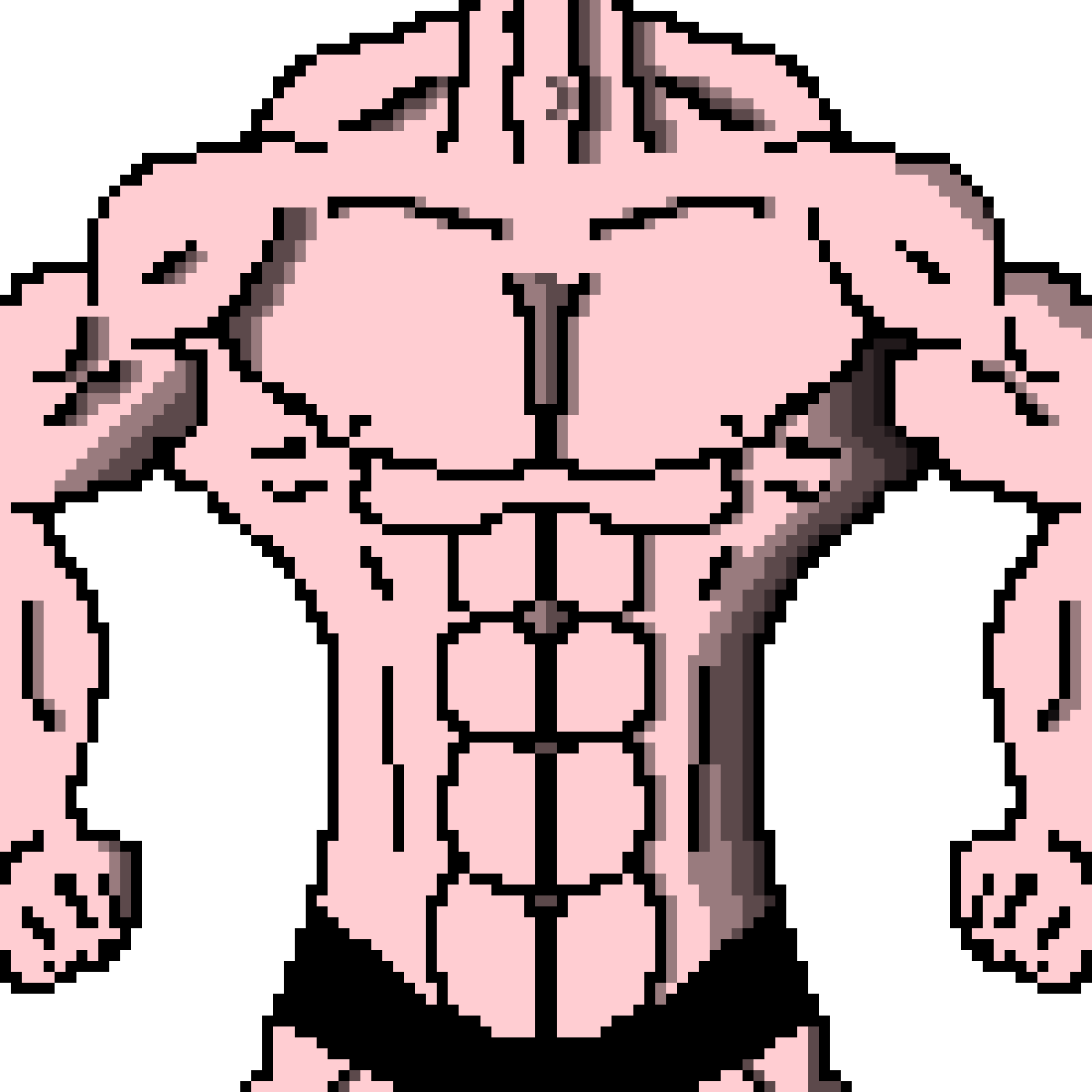 Editing muscles - Free online pixel art drawing tool - Pixilart