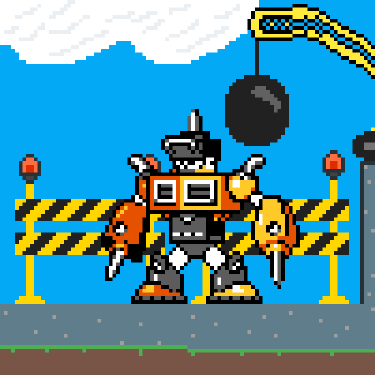 Pixilart - impact man by megainferno06