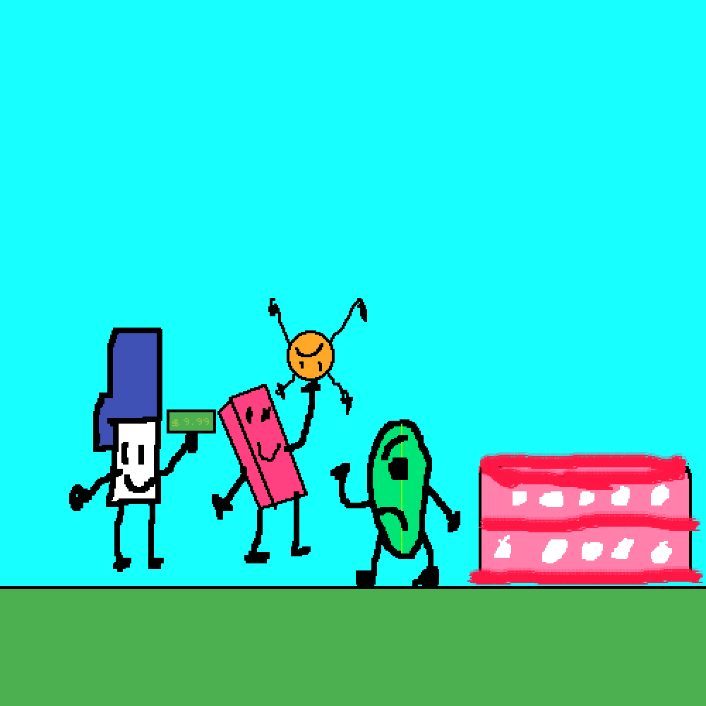 Pixilart - bfdi4 thumbnail fanmade by Sams-cool-home
