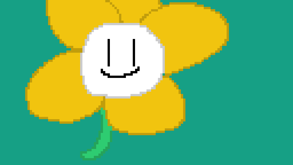 Pixilart - Flowey ! by YoonGiHoSeok