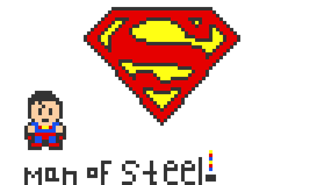 Pixilart - Superman by Alyssa
