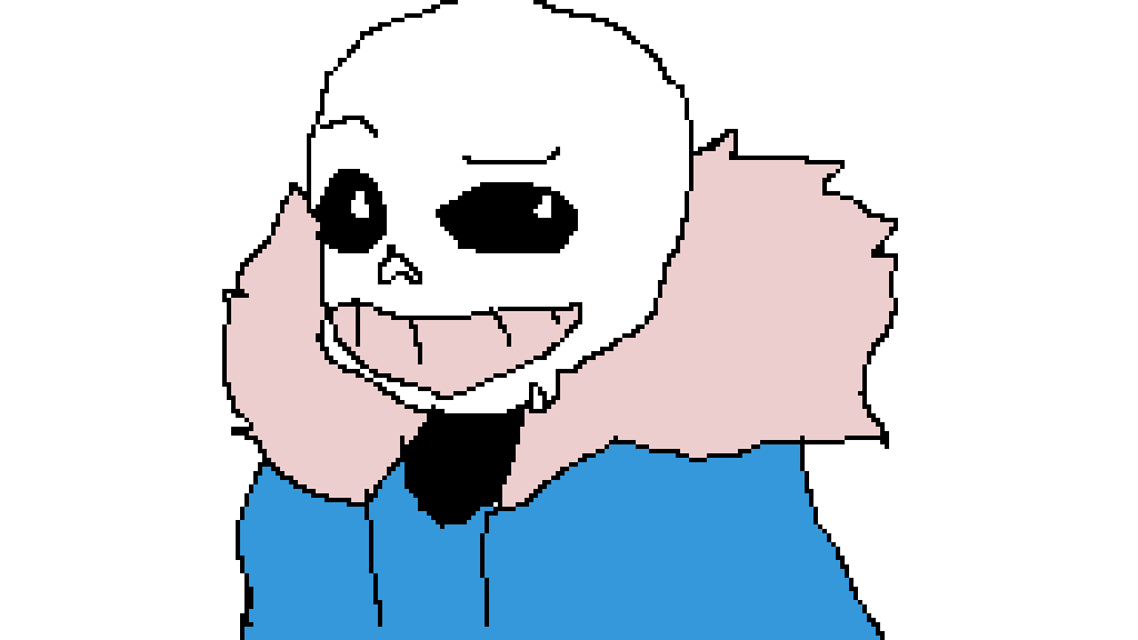 Pixilart - sans by BellaDraws64