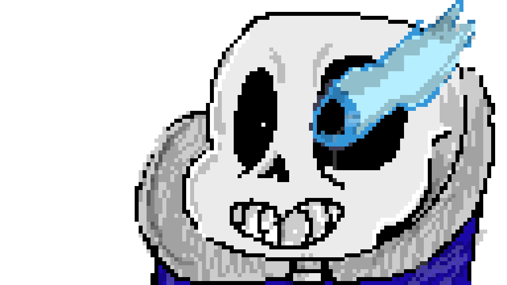 Editing bad time sans - Free online pixel art drawing tool - Pixilart