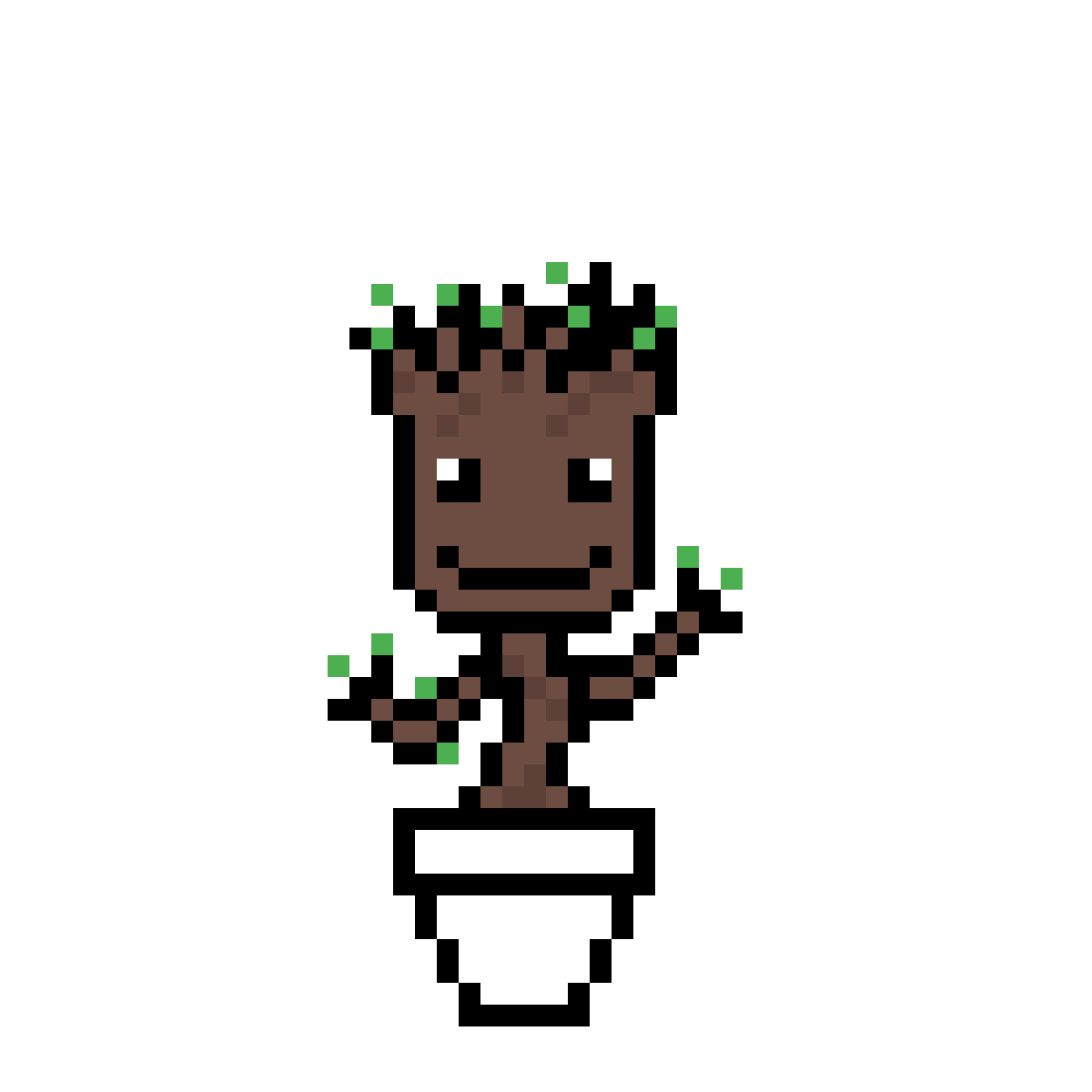 Editing Groot - Free online pixel art drawing tool - Pixilart