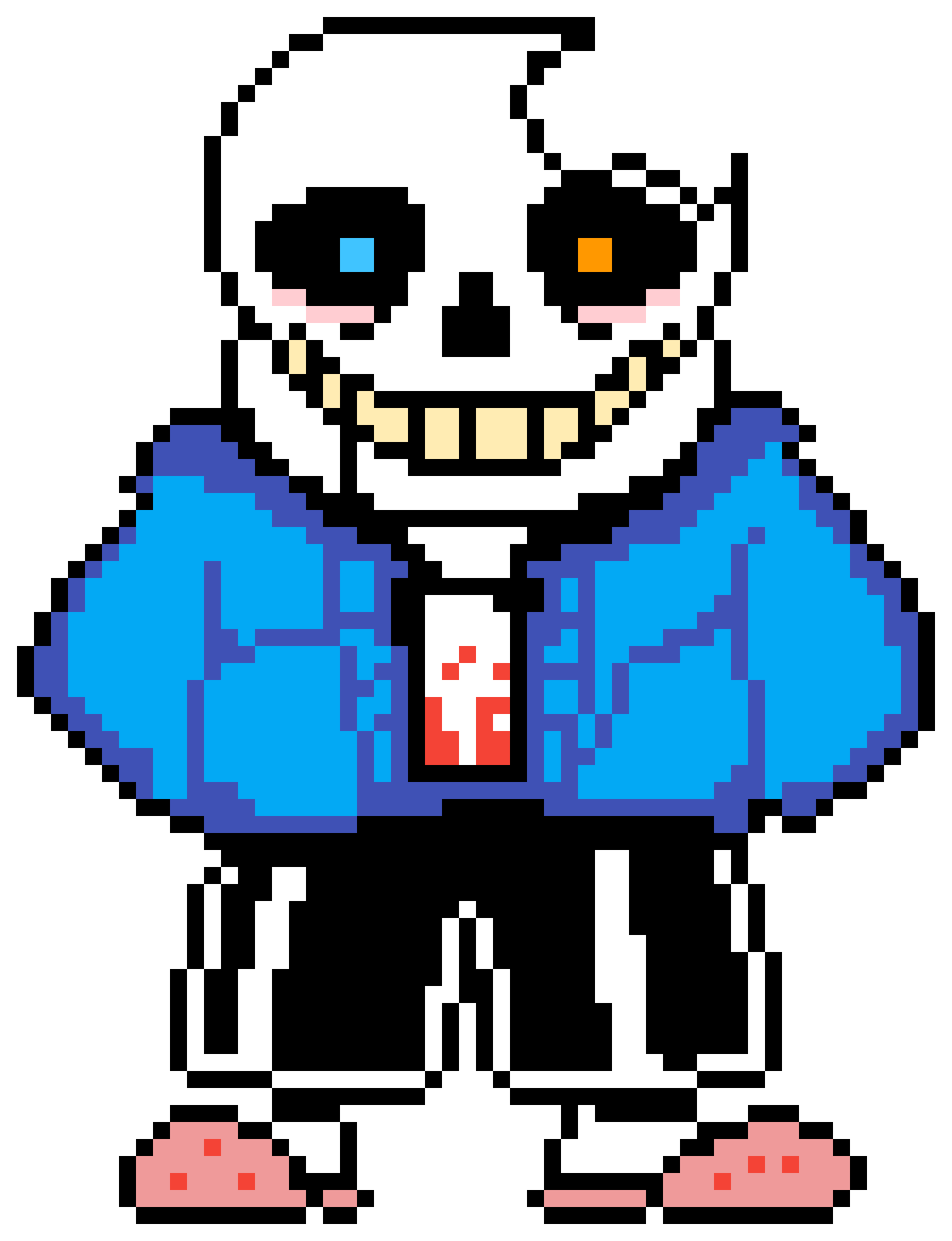 Editing FreakTale Sans passive - Free online pixel art drawing tool ...