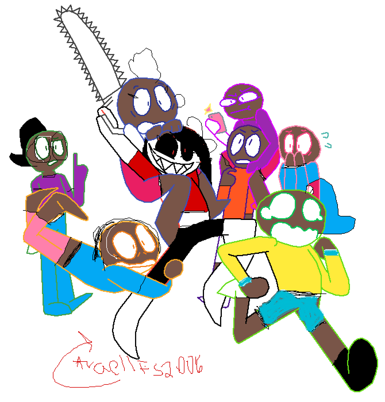 Pixilart - oof by avaellis2006