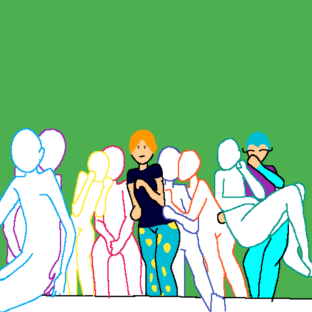 Pixilart - 4 Couples And One Single Person by Deathstarkille