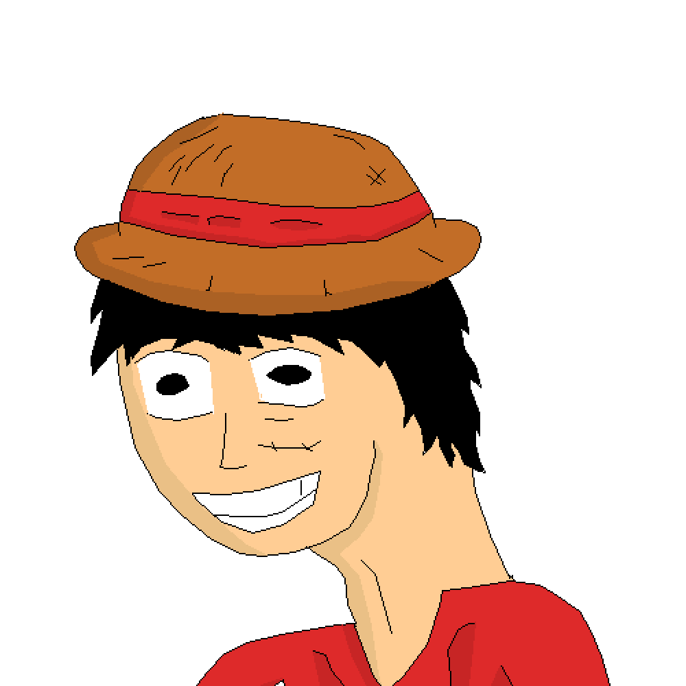 Editing derpy luffy - Free online pixel art drawing tool - Pixilart