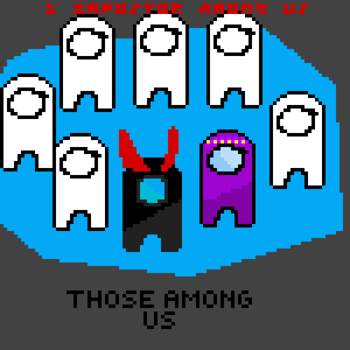 Pixilart - Among us collab by bunnybandaids