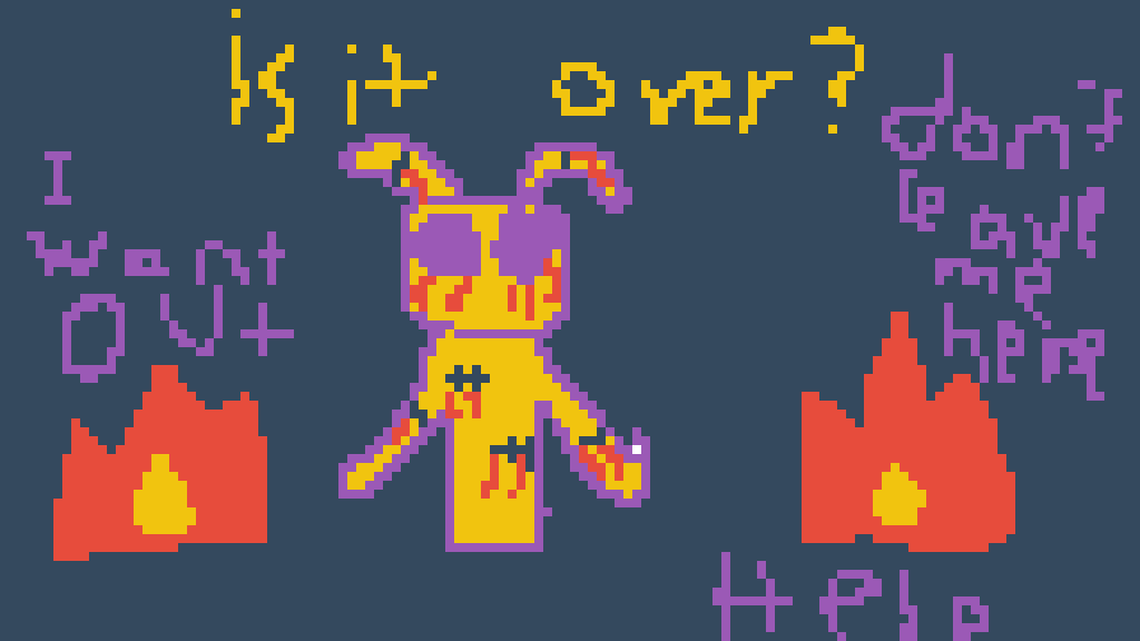 Pixilart - Death of purple guy the birth of springtrap by kittennip125