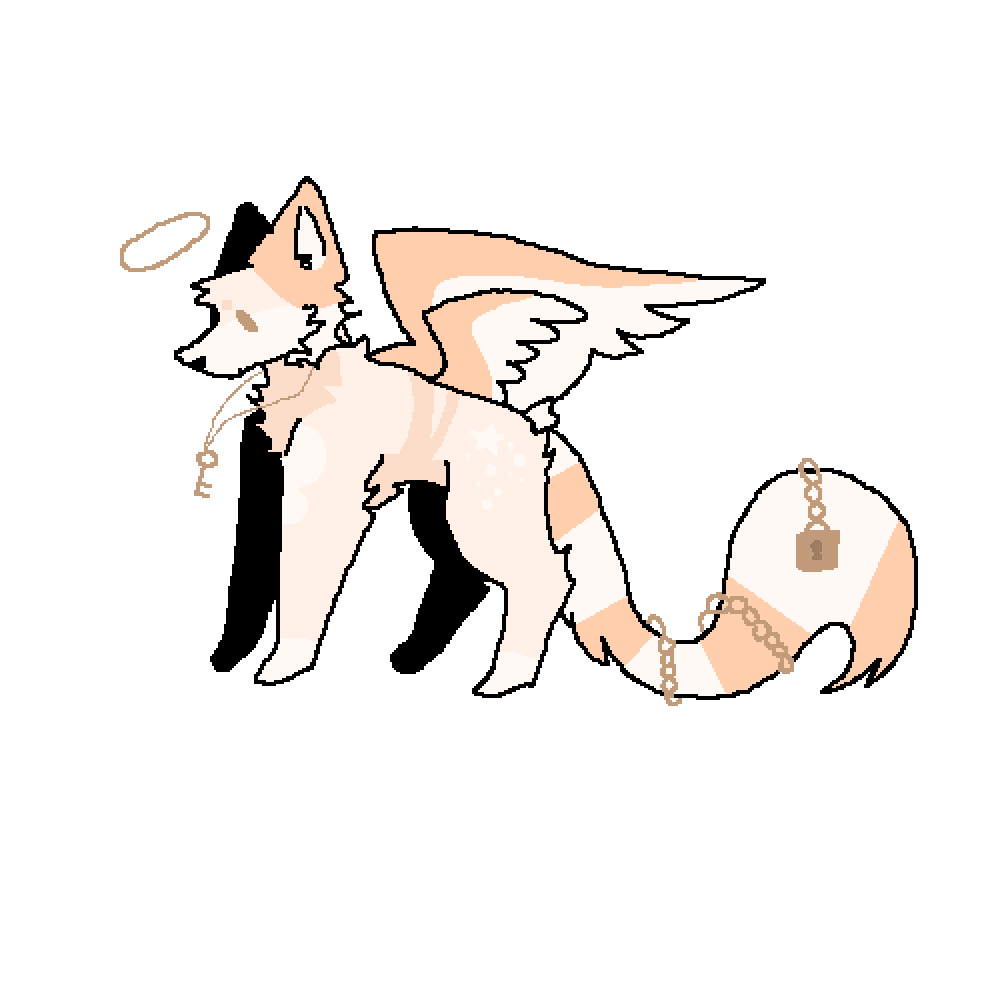 Pixilart - Seraphim Dog GIFT by GenoCat