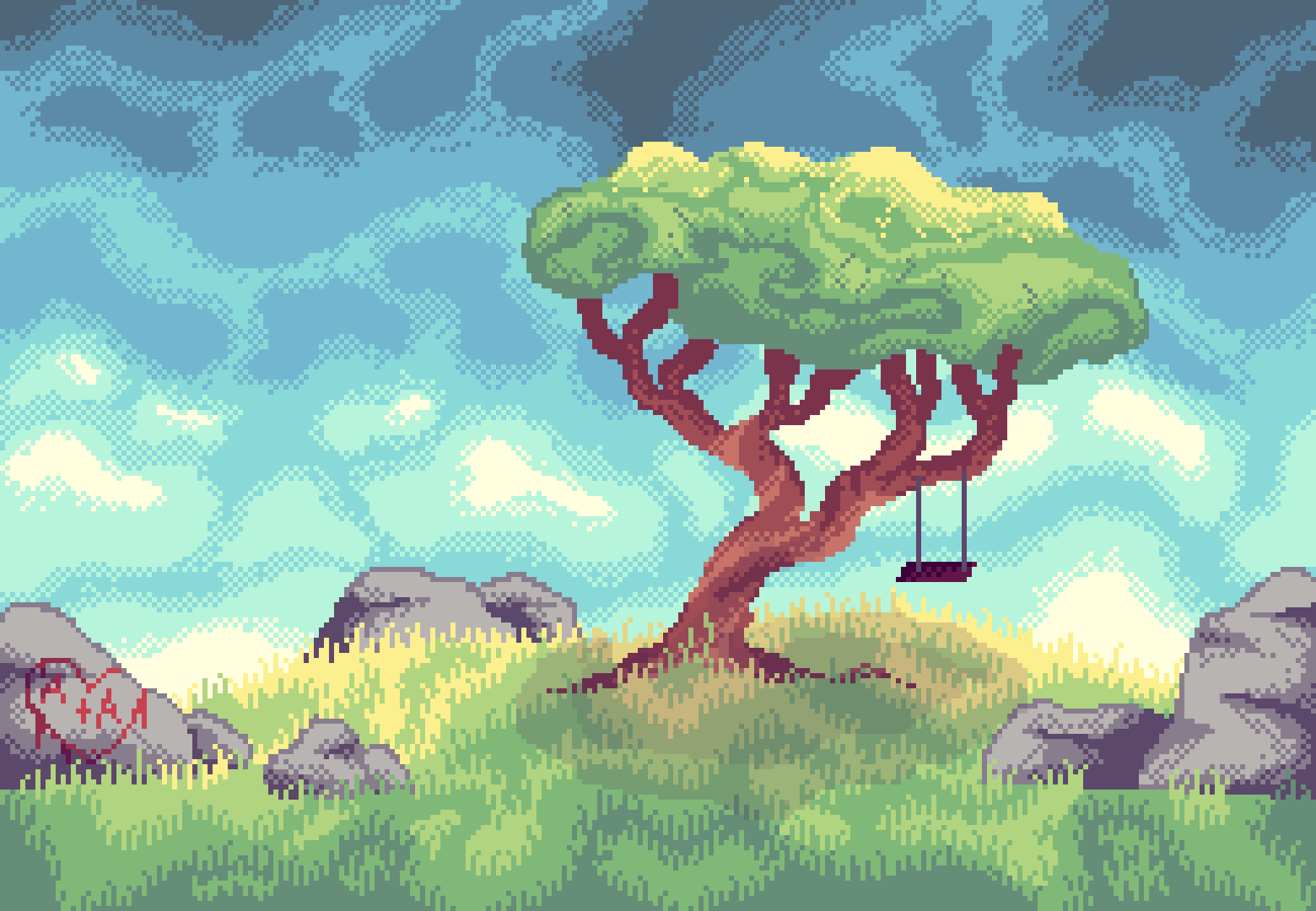 Pixilart - Tree by Poly-Axolotl