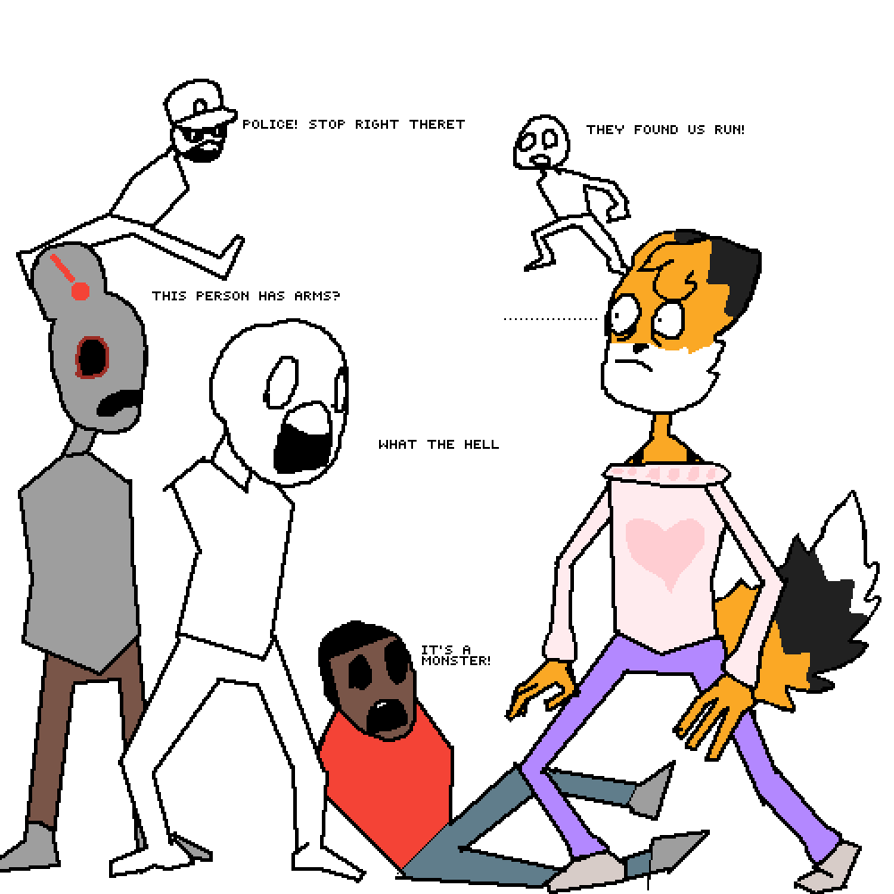 Pixilart - armless collab by Cutiefuzzy