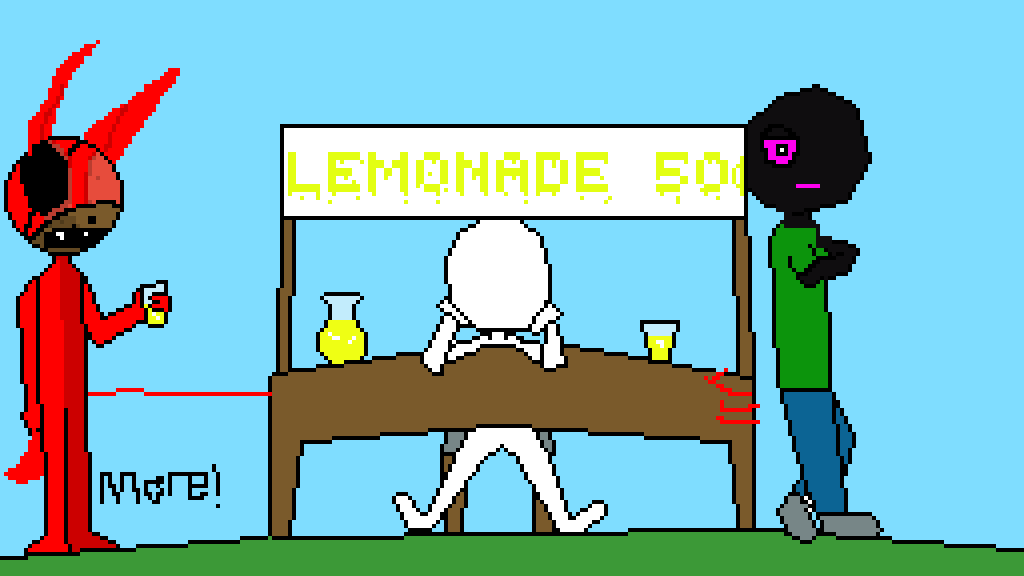 Editing -Lemonade Stand Collab- - Free online pixel art drawing tool ...